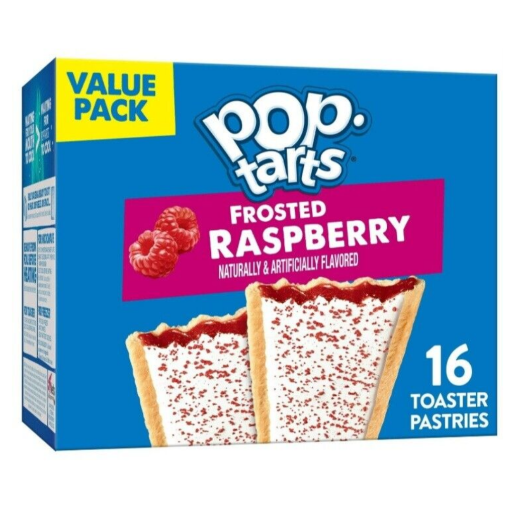 Kellogg's Pop-Tarts Frosted Raspberry Value Pack 16 (Best Before ...