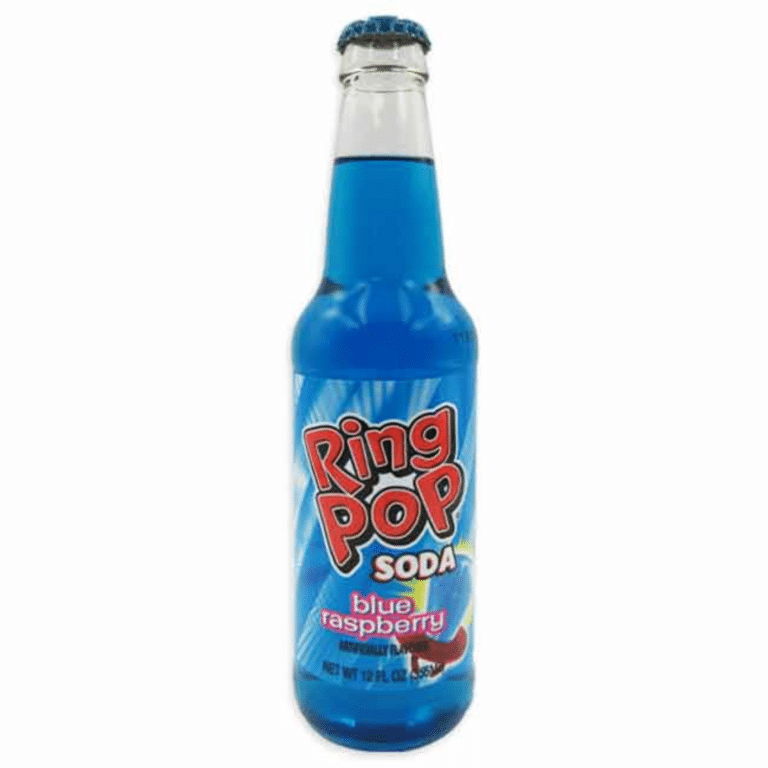 Rocket Fizz Ring Pop Blue Raspberry 24x12oz - Pacific Candy Wholesale