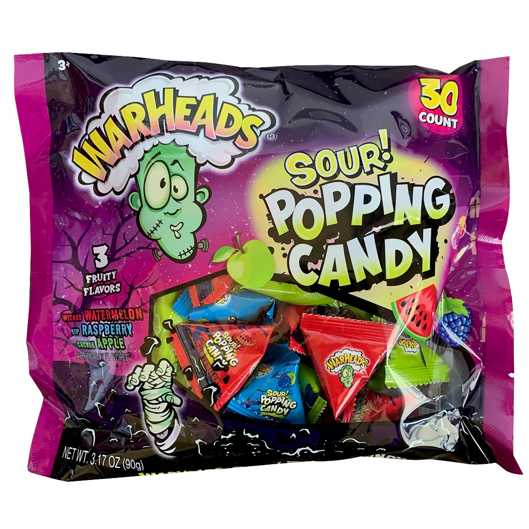 Hilco Warheads Popping Candy Thirty Pieces Halloween 12x3.17oz ...