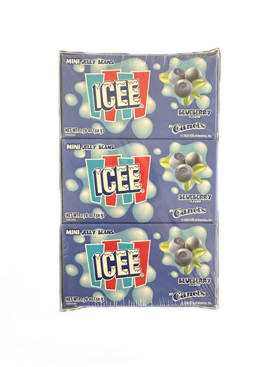 Canel's Icee Mini Blueberry Jelly Beans 9x1.76oz - Pacific Candy Wholesale