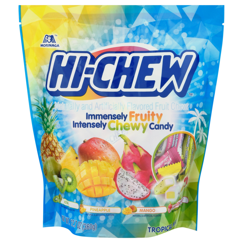 Hi-Chew Tropical Mix Peg Bag 4x12.7oz - Pacific Candy Wholesale