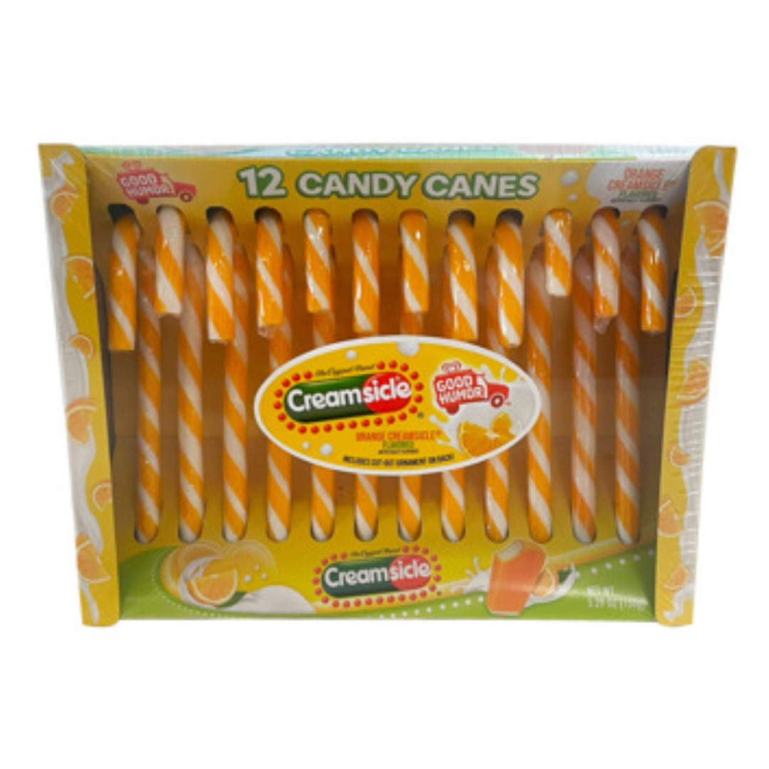 Flix Candy Creamsicle Good Humor Candy Canes Twelve Pack Christmas 12x5 ...