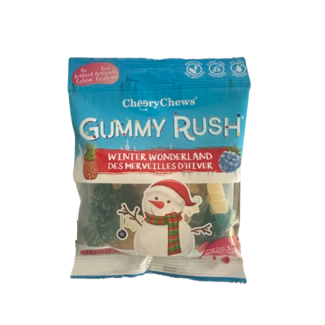 Gummy Rush Winter Wonderland Snowflakes Christmas Peg Bag 48x70g ...