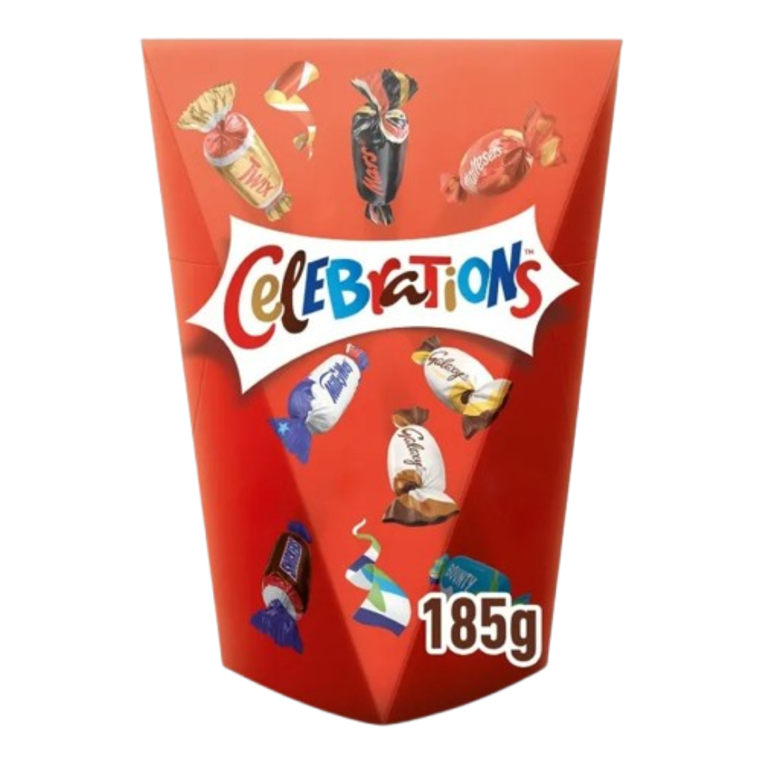 Mars Celebrations POP Carton British 6x185g - Pacific Candy Wholesale