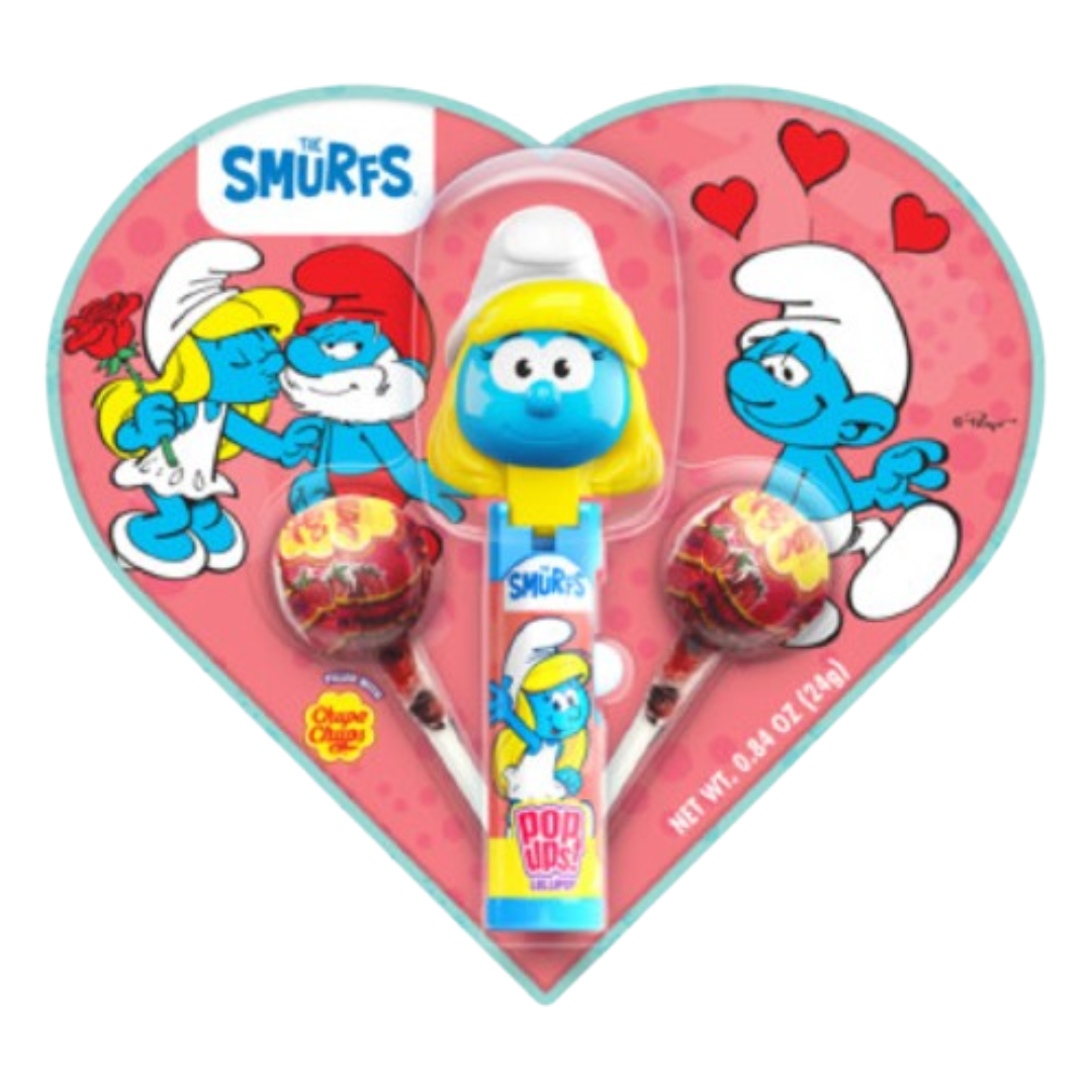 Flix Valentine Smurf Heart Pop Ups Blister Card Display 12 - Pacific ...
