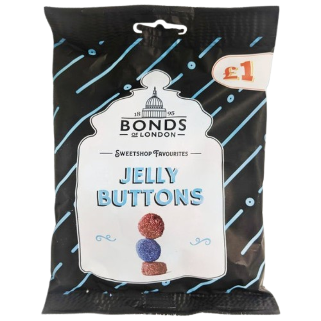 Bonds Jelly Buttons Pre Price 12x105g - Pacific Candy Wholesale