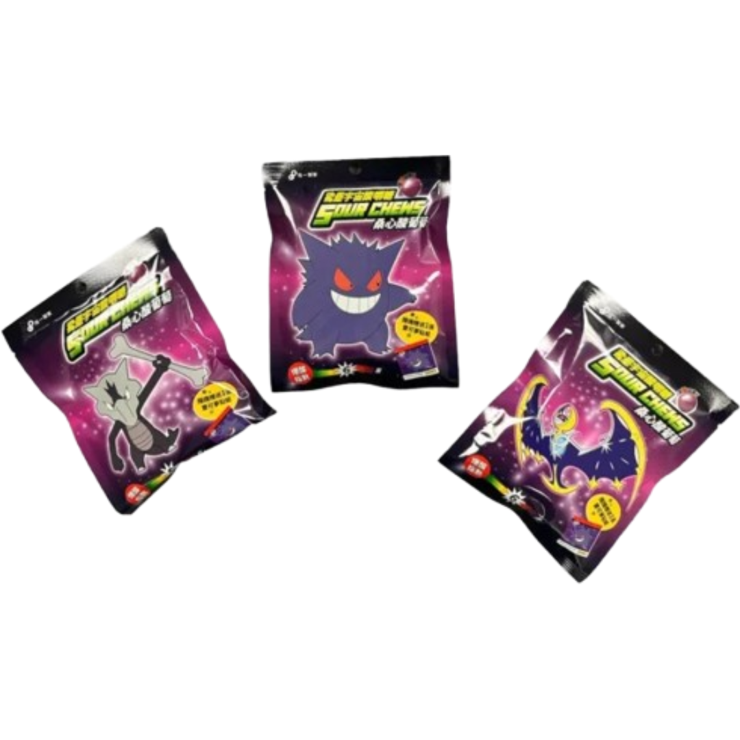 Pokemon Sour Chews Grape Flavor Five Characters 8x30g - Pacific Candy ...