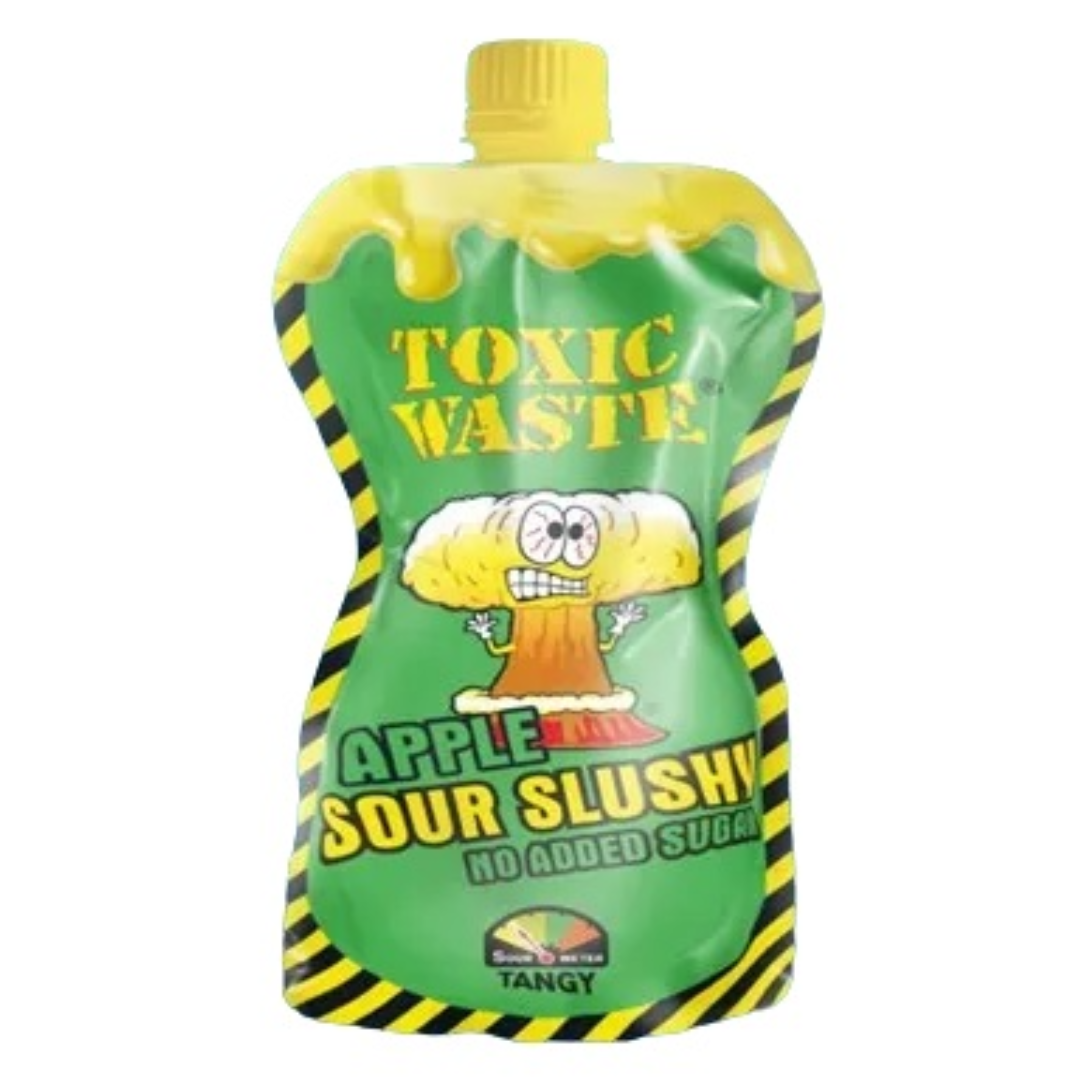 Toxic Waste Sour Apple Slushy British 12x250ml - Pacific Candy East