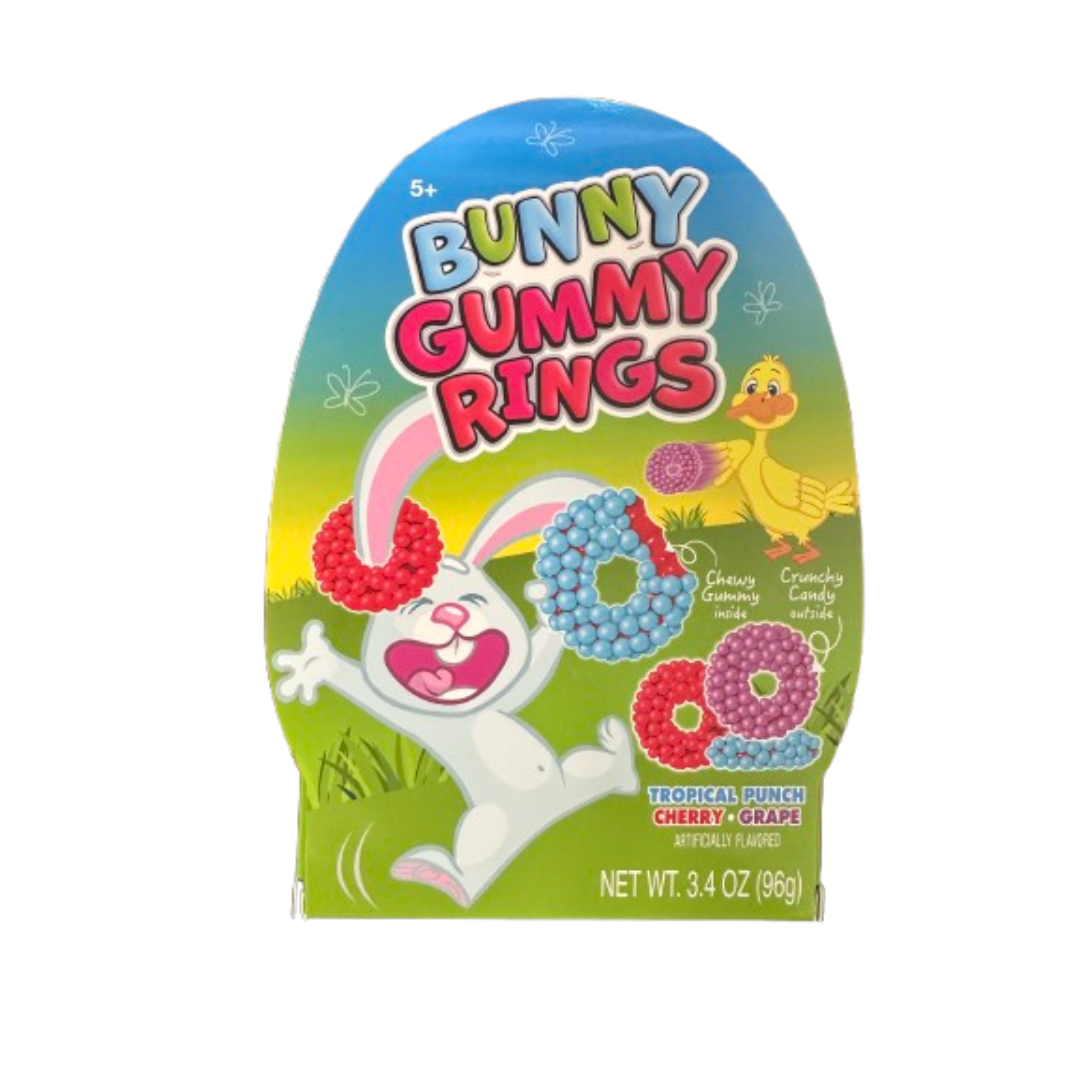 Hilco Kool-Aid Flavour Easter Candy-Coated Gummy Rings Egg Box 24x3.4oz ...