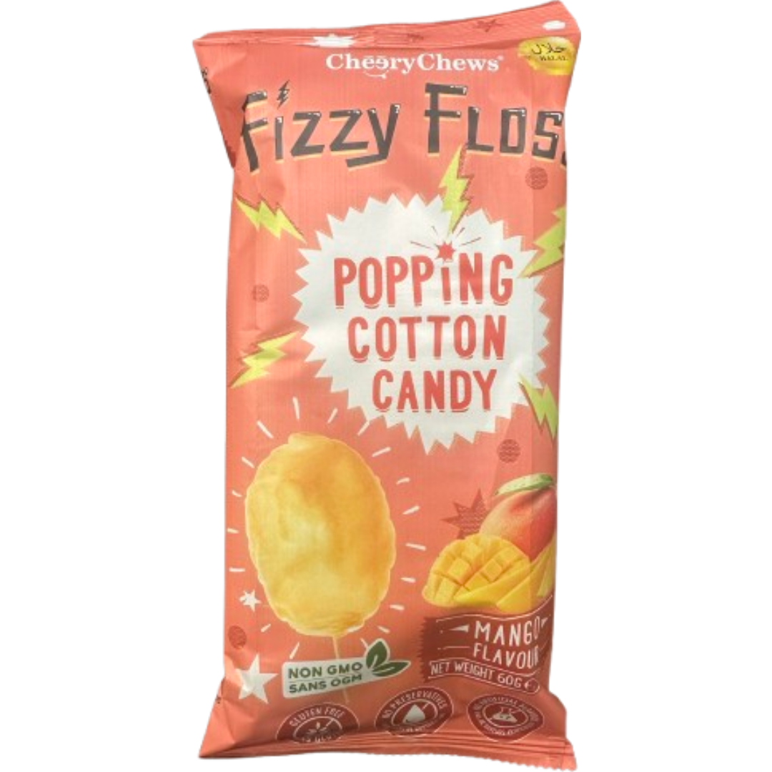 Fizzy Floss Popping Cotton Candy Forest Berries 30x60g - Pacific Candy East